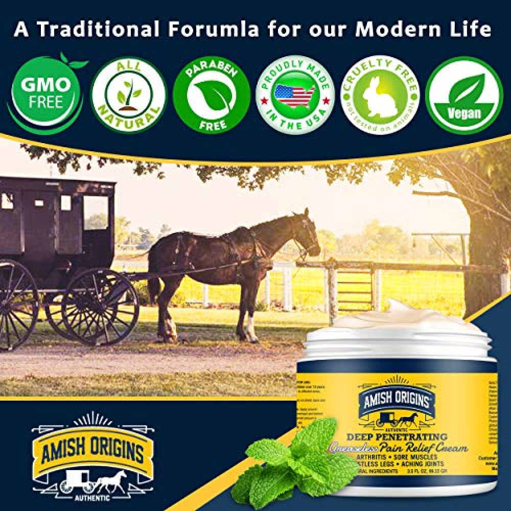 Arthritis Pain Relief Cream 7oz,(Greaseless) Instant Relief, Maximum ...