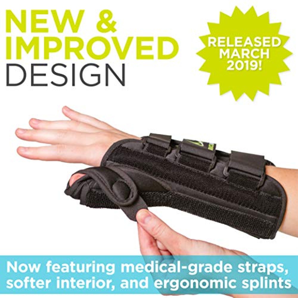 BraceAbility Thumb & Wrist Spica Splint | De Quervain's Tenosynovitis ...
