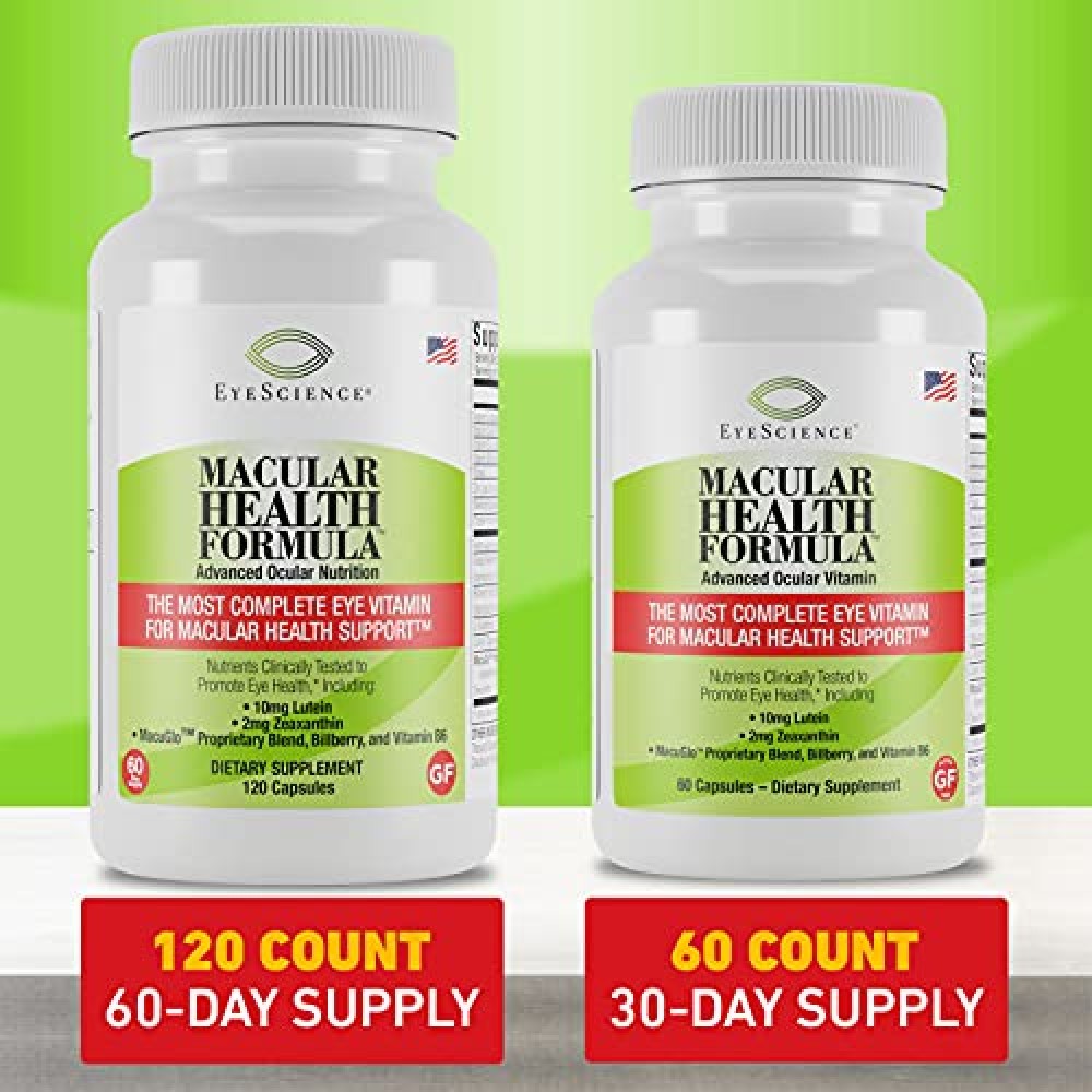 EyeScience Macular Health Beyond AREDS2 Formula, Advanced Ocular ...
