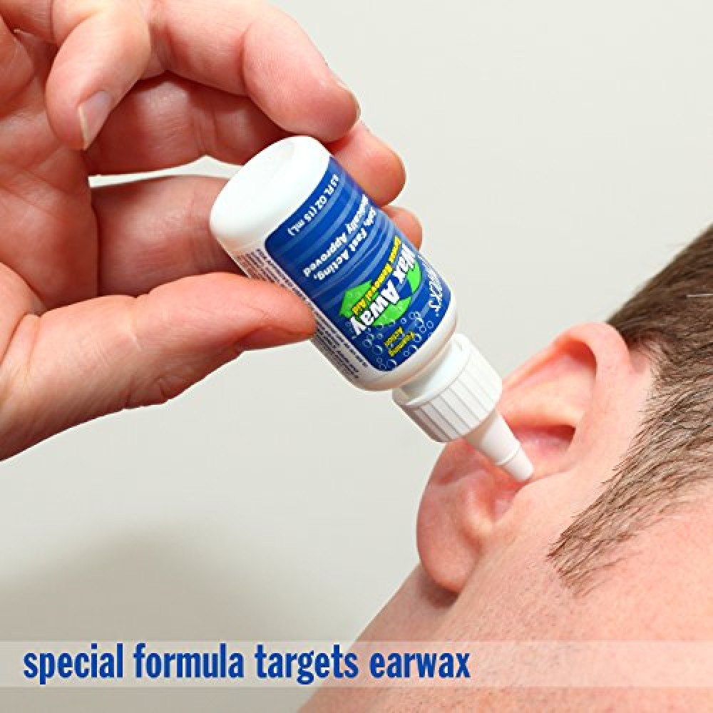 Mack's Wax Away Ear Wax Removal Aid – 0.5 FL OZ Ear Drops with Foaming ...