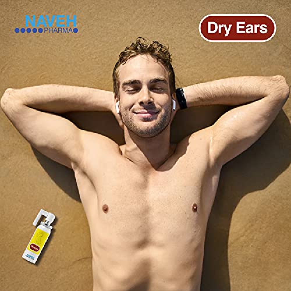 NAVEH PHARMA Dry Ears -Swimmers Ear Drops Spray - Ear Drying Drops for ...