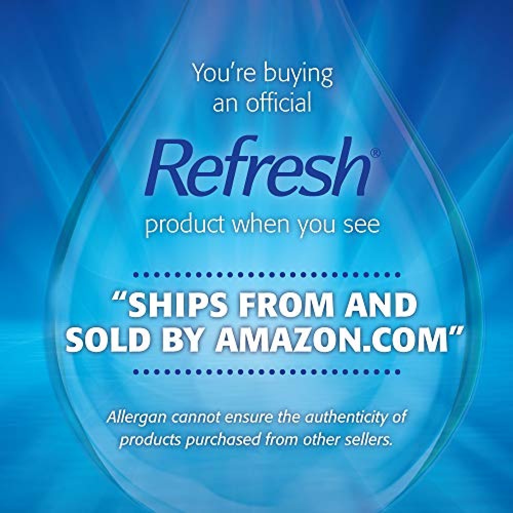 Refresh Tears Lubricant Eye Drops, 0.5 Fl Oz (2 Count)