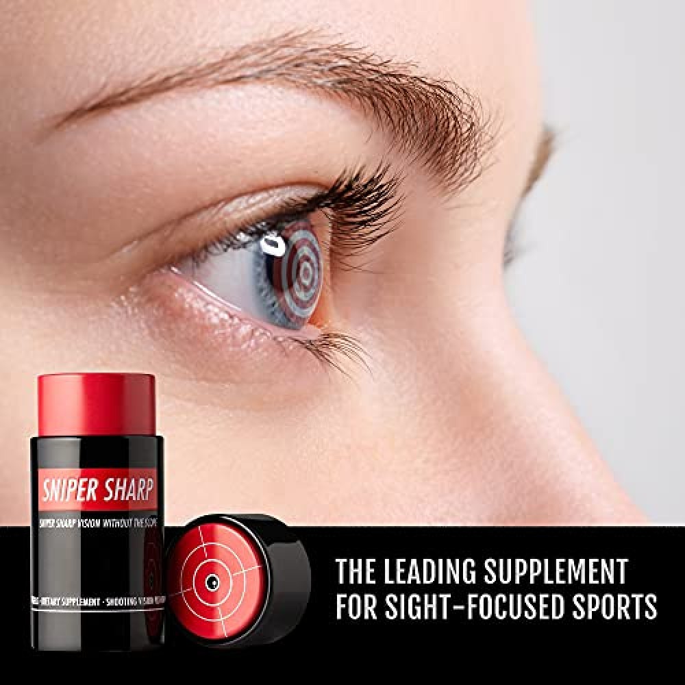Sniper Sharp Eye Vitamin Supplement with Lutein, Zeaxanthin, and Meso ...